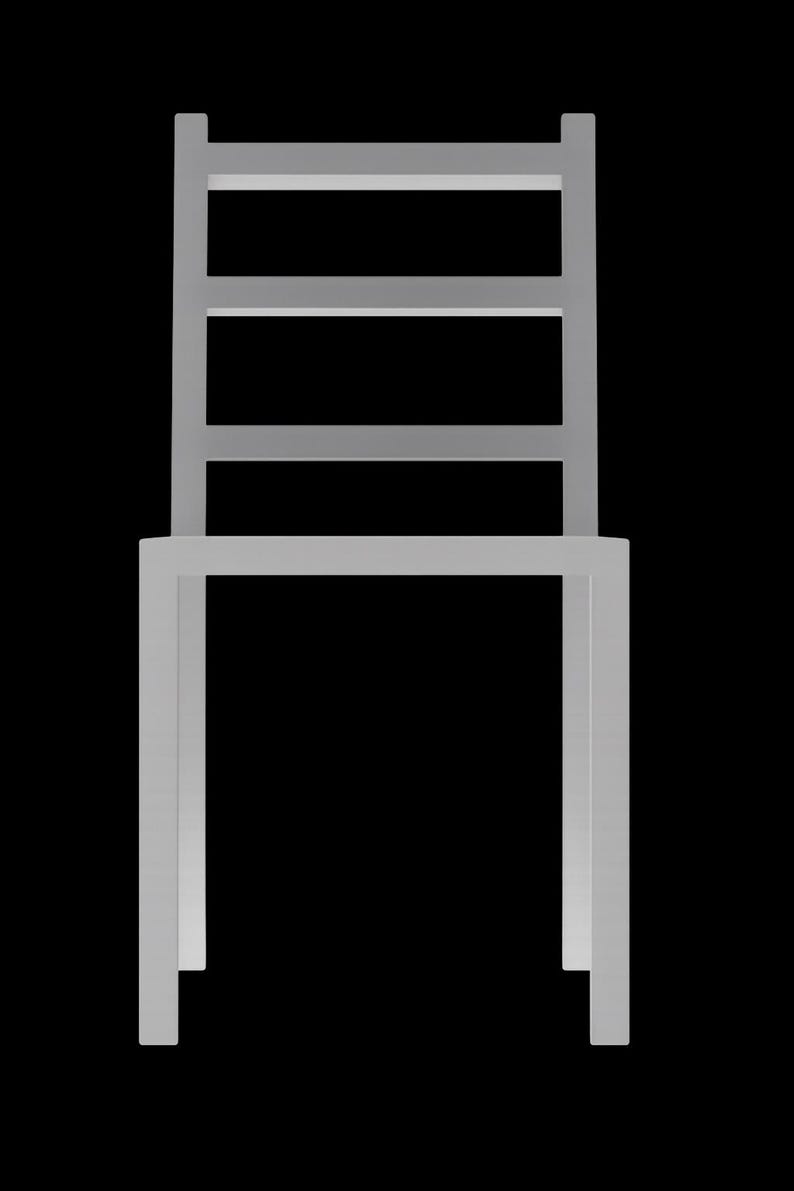 Traditional Dining Chair STL File | 1:12 Scale Dollhouse Furniture ...
