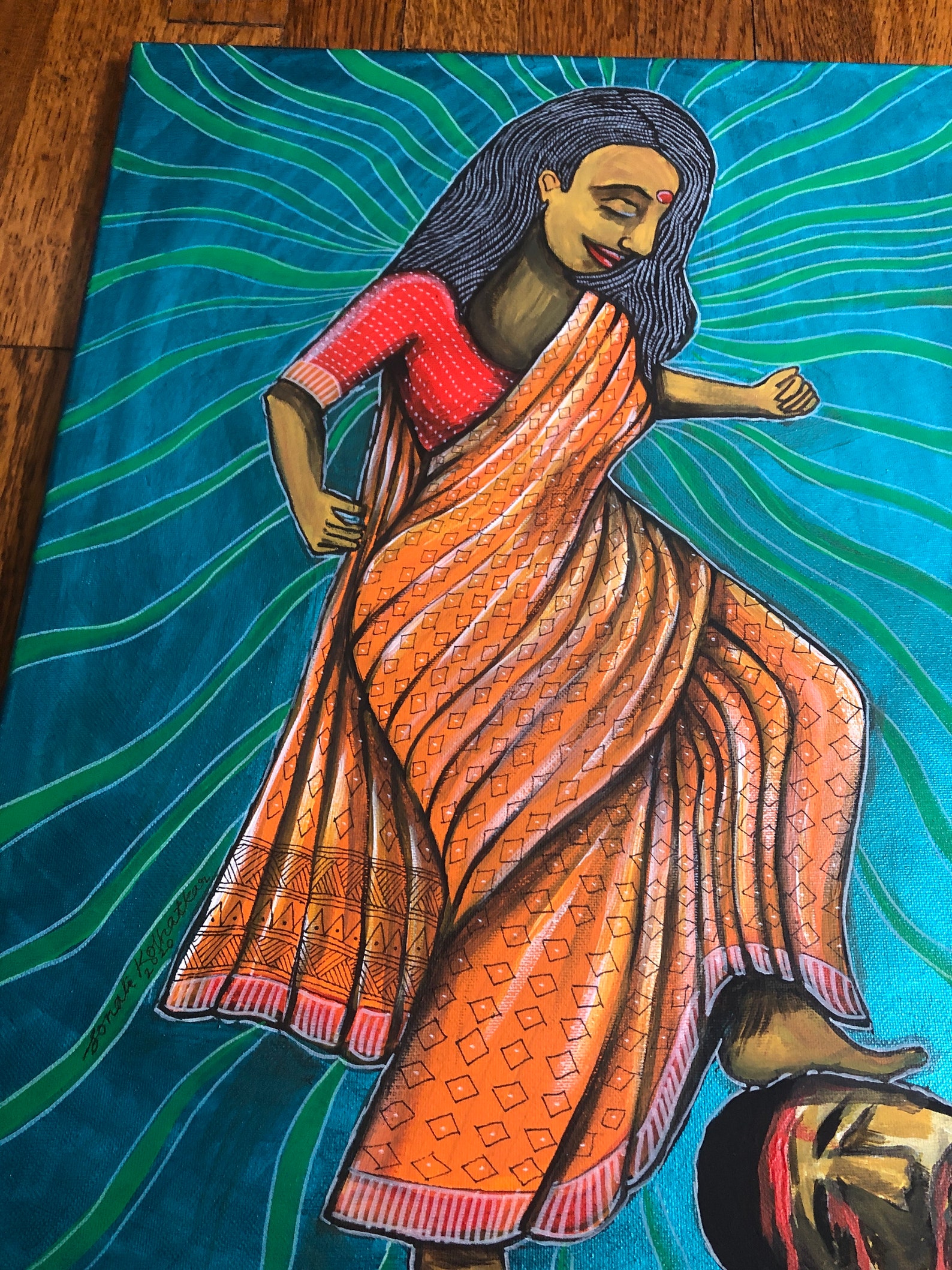 Smashing the Patriarchy Original Painting 16 X 20 - Etsy Denmark