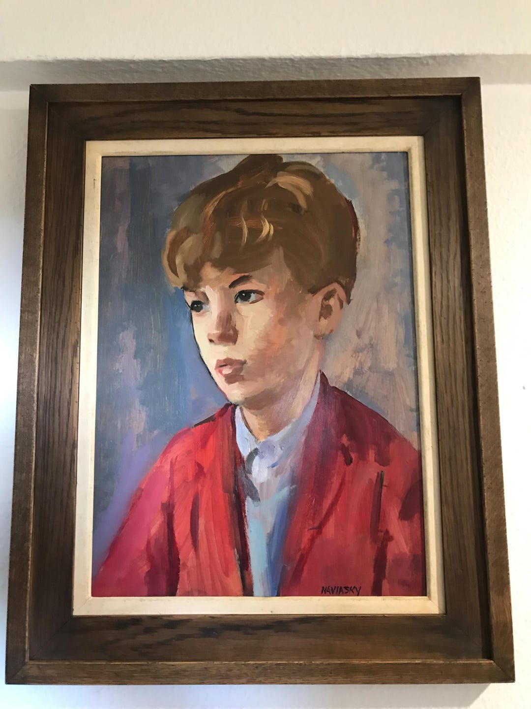 Philip Naviasky - Portrait of a Boy - Etsy