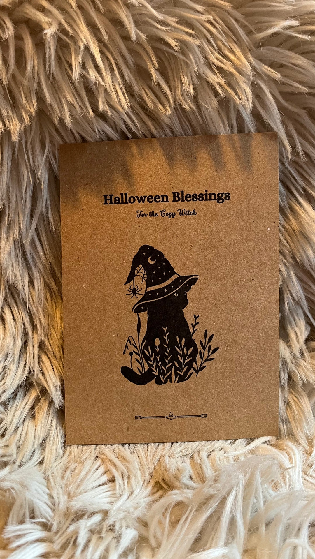 Samhain Greeting Eco-cards for the Cozy Witch - Etsy