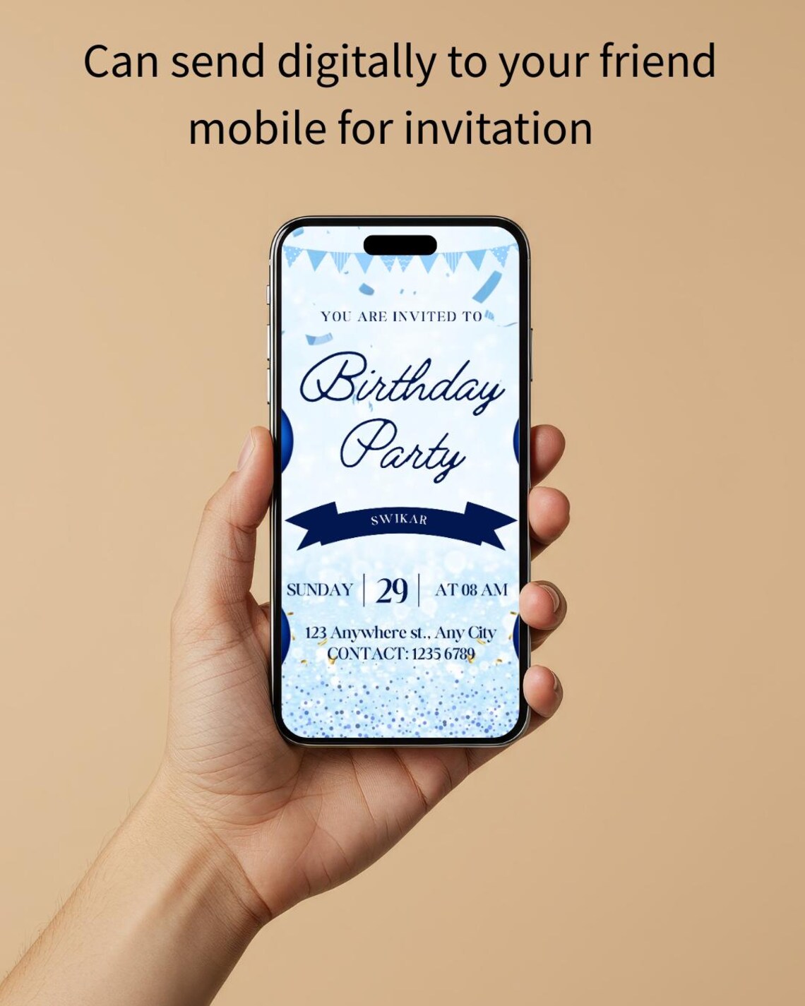 Birthday Inviation Card - Etsy