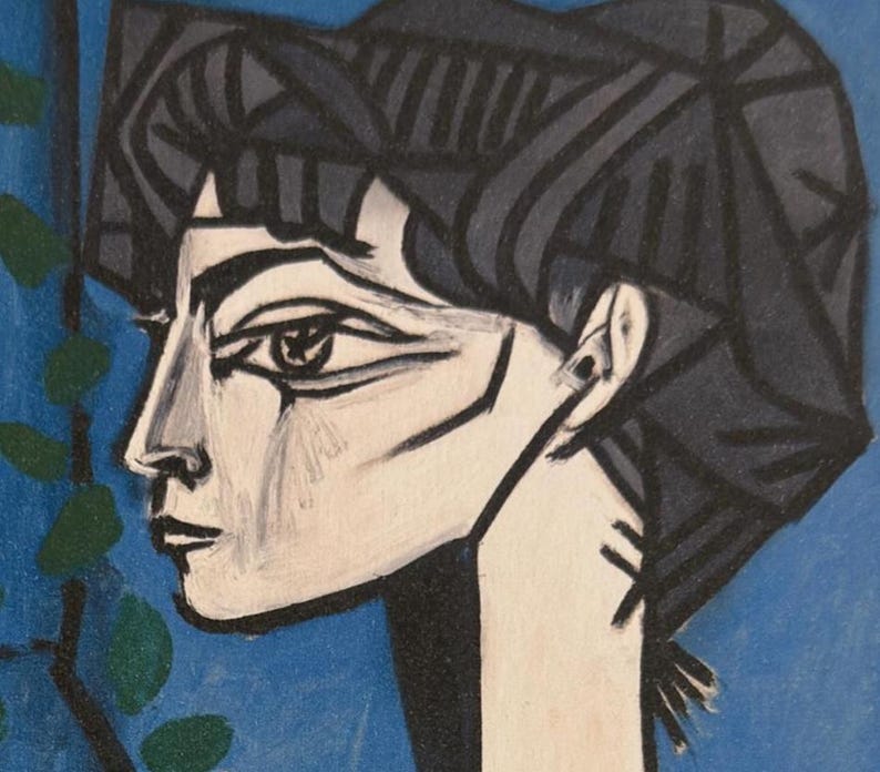 Pablo Picasso | Jacqueline With Flowers Lithograph | Limited Edition ...