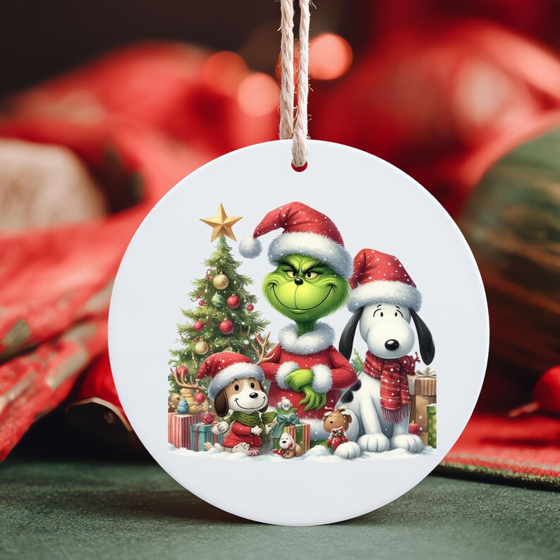 Christmas Grinch, Snoopy, Rudolph PNG | Holiday Mug Sublimation Design ...