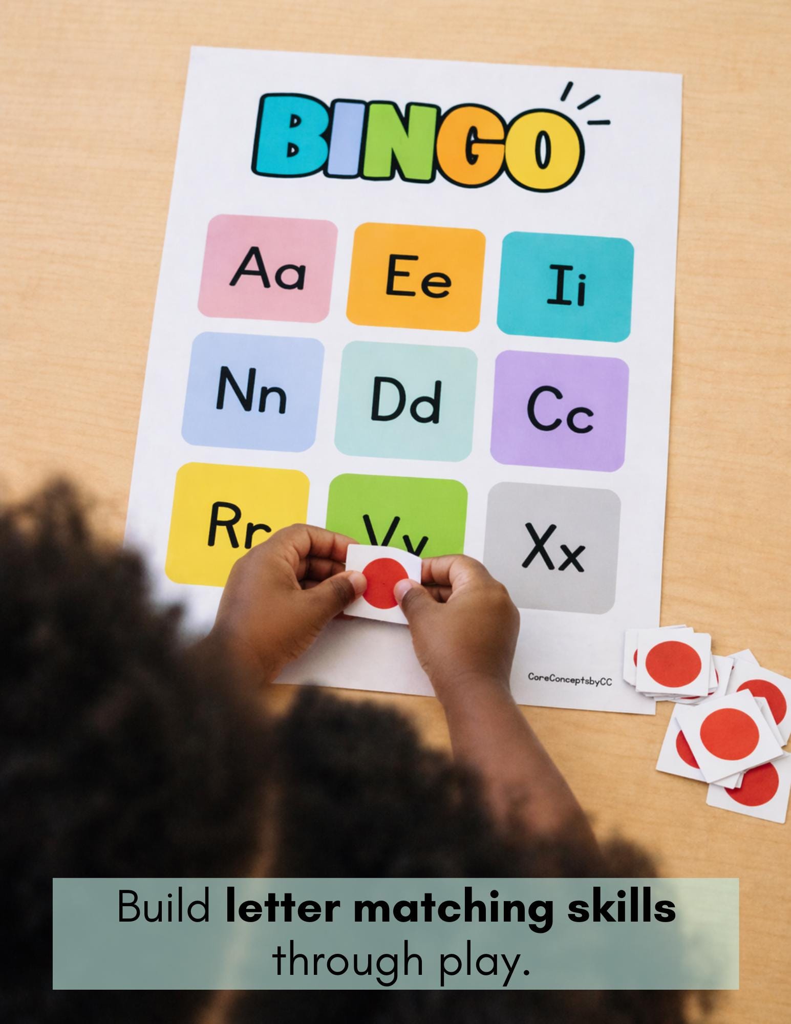 Alphabet Bingo Game for Preschool | Uppercase & Lowercase Letter ...