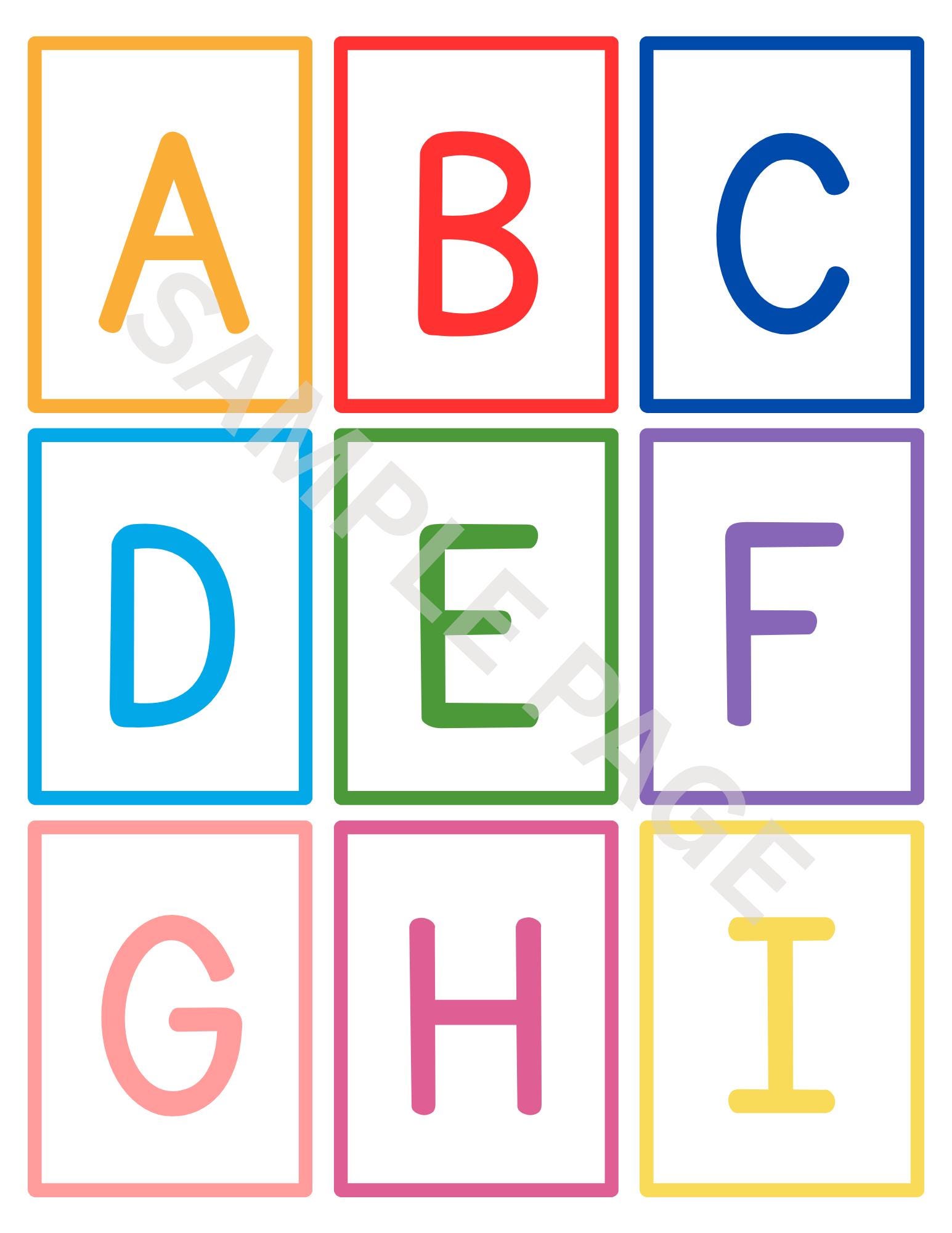 Alphabet Matching Memory Game | Uppercase Lowercase Letter Recognition ...