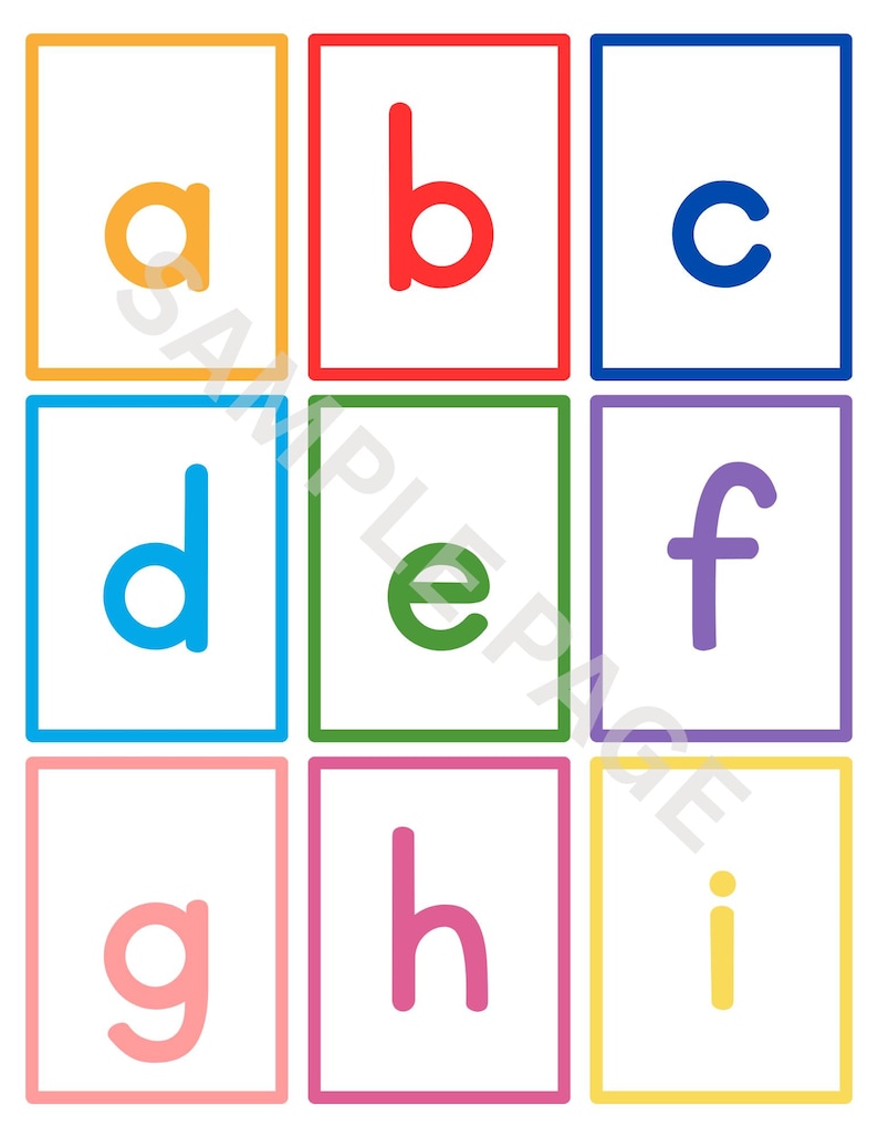 Alphabet Matching Memory Game | Uppercase Lowercase Letter Recognition ...