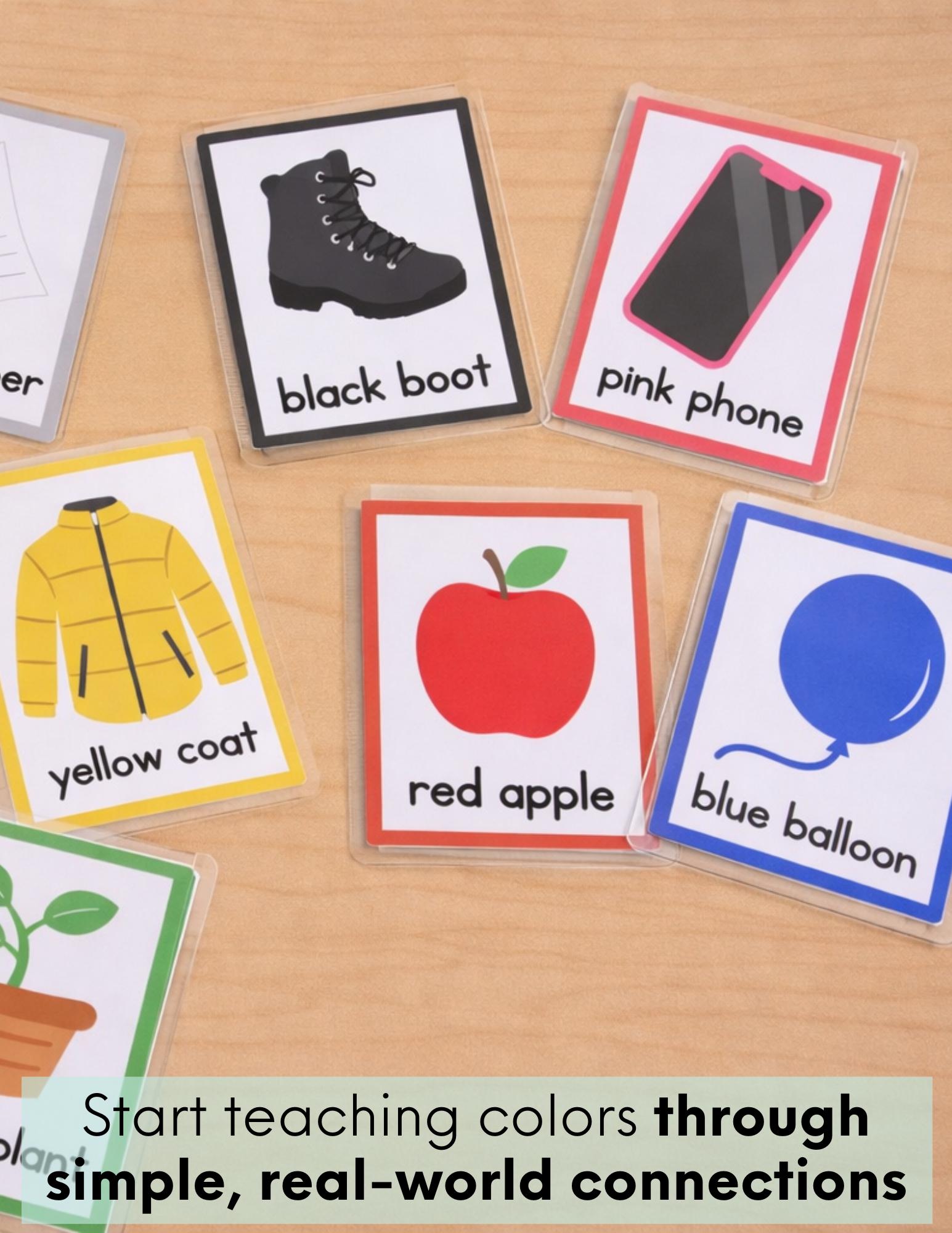 Color and Object Flashcards | Learn Colors for Toddlers & Preschool ...