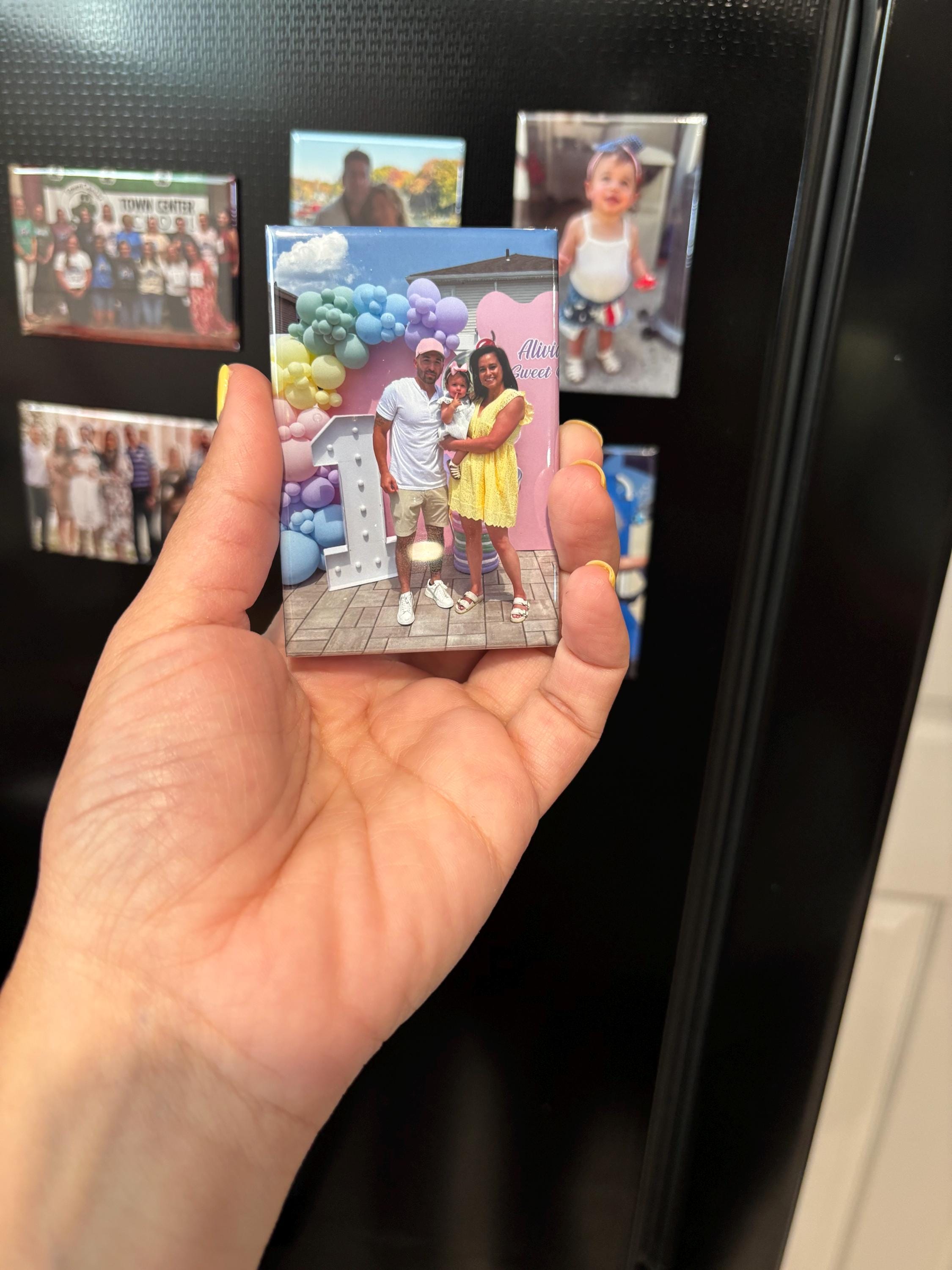 Refrigerator Business Card Magnets/logos 2x3 Custom Rectangle Magnets ...