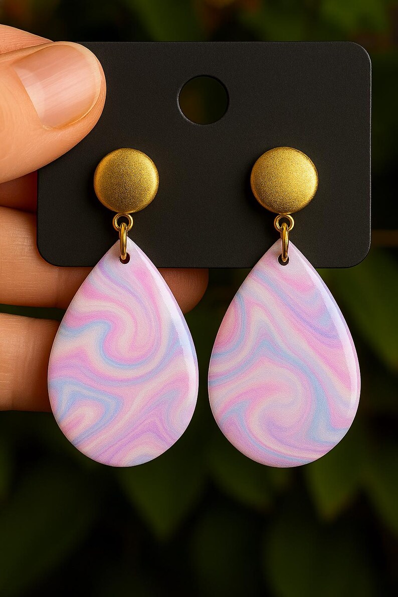 Cotton Candy Mirage-- Image Water Transfer Paper for Polymer Clay ...