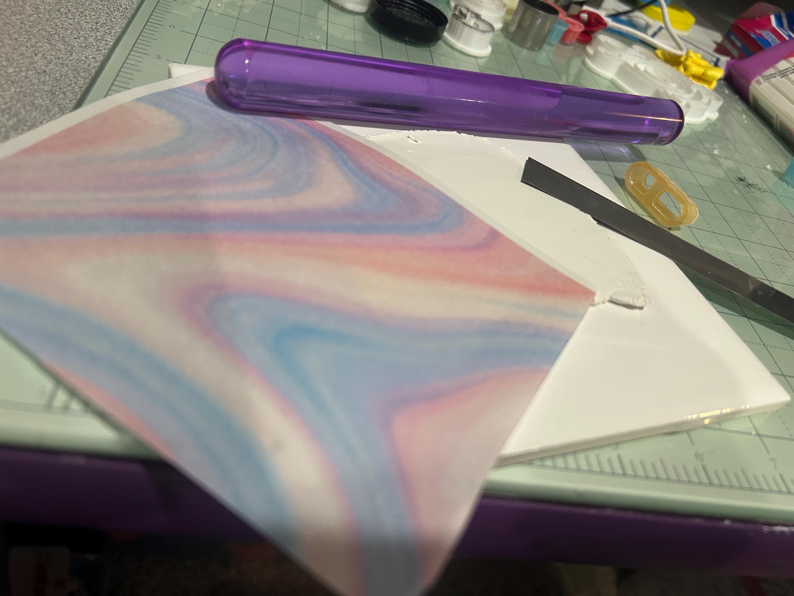 Cotton Candy Mirage-- Image Water Transfer Paper for Polymer Clay ...