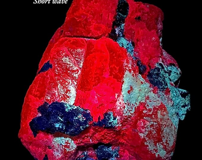 Red Fluorescent Scapolite Specimen: Natural Mineral From Afghanistan - Etsy