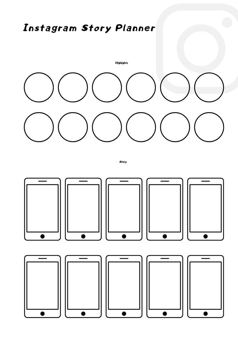 Social Media Planner | Printable & Digital Content Organizer for ...
