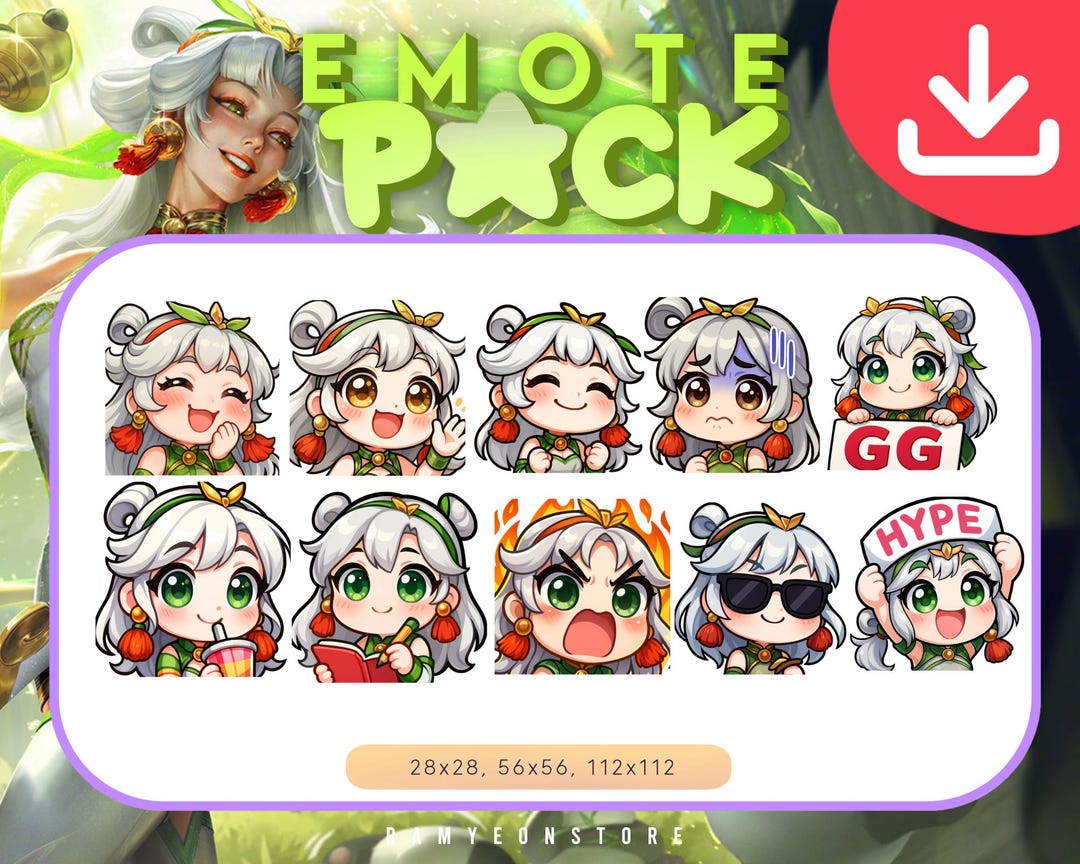 Lux Panda Pal League of Legends Twitch Emotes & Badges Pack | Cute ...