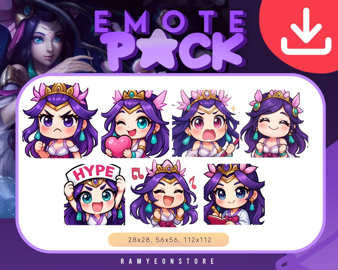 Splendid Staff Nami League of Legends Twitch Emotes & Badges Pack ...