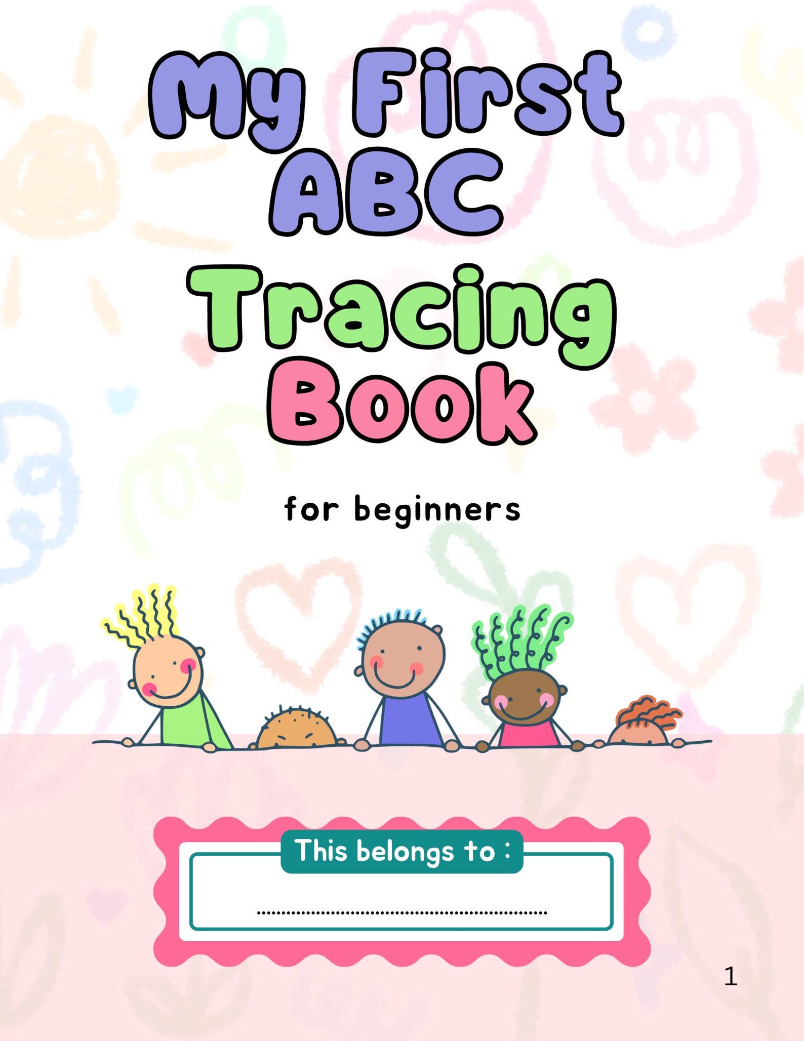 My First ABC Printable Tracing Book (pdf Download) - Etsy