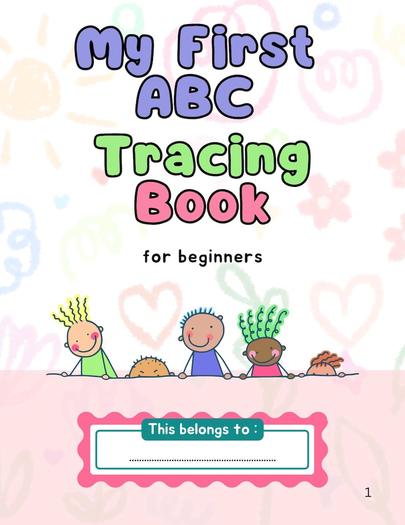 My First ABC Printable Tracing Book (pdf Download) - Etsy
