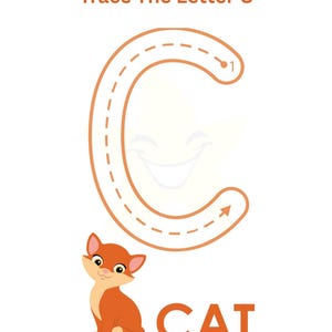 My First ABC Printable Tracing Book (pdf Download) - Etsy
