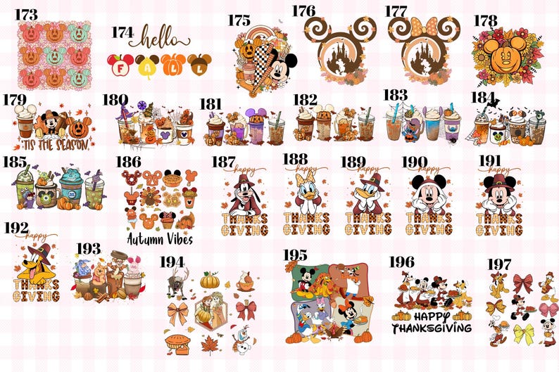 Thanksgiving Disney Magic Castle Dtf, Magic Kingdom Thanksgiving Ready ...