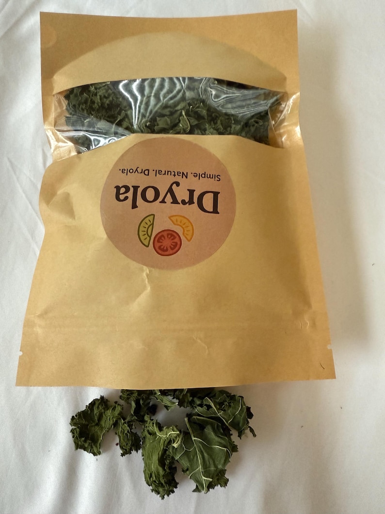 Kale Chips - 100% Natural Dehydrated Kale Snack / Organic / Handmade ...