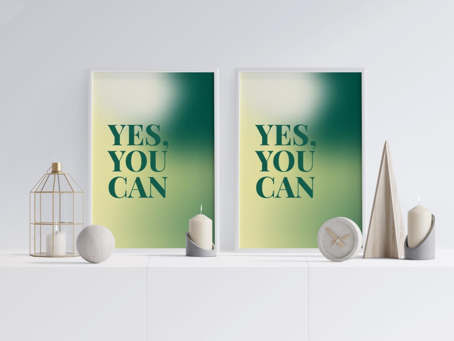 Yes You Can Poster, Mental Health Poster, Motivational Quote ...