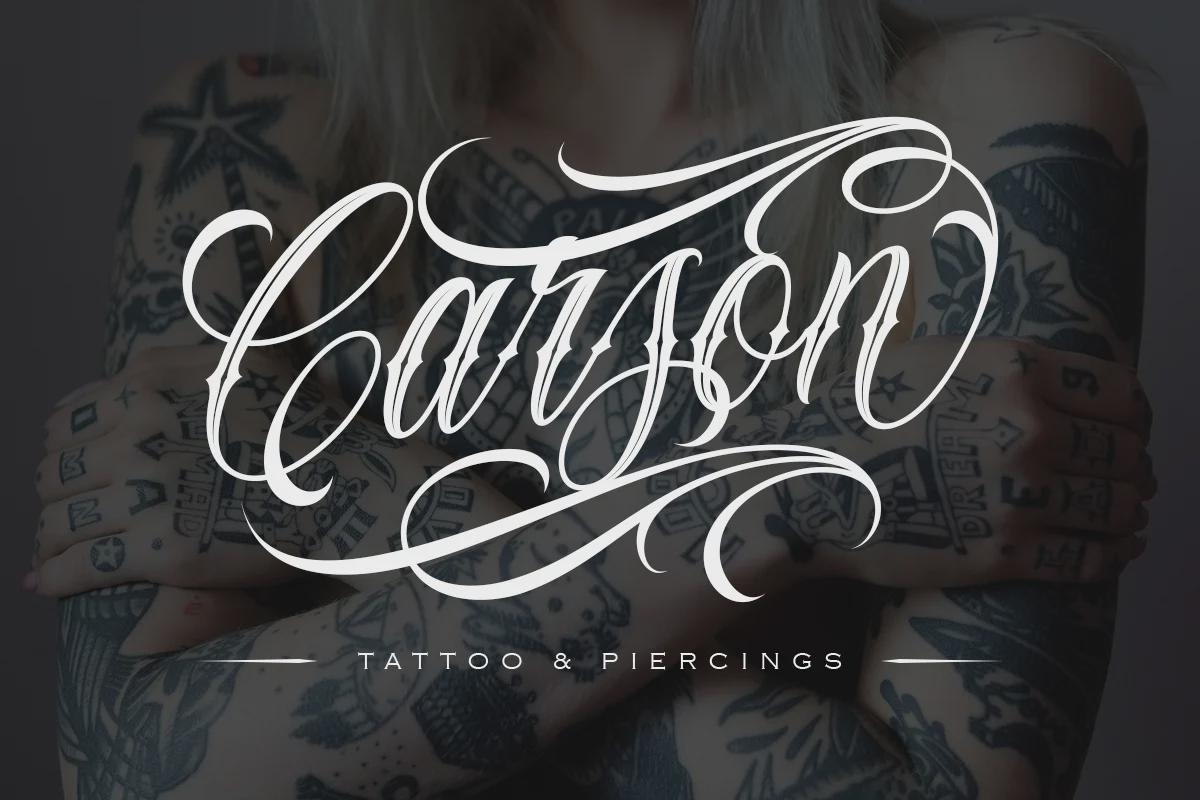 Bandito Tattoo Font - Etsy