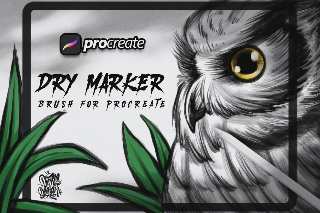 Dry Erase Marker Brushes for Procreate - Etsy