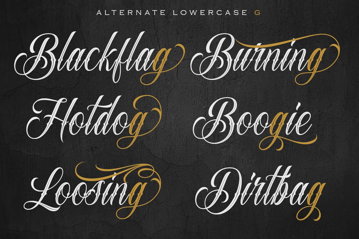 Bandito Tattoo Font - Etsy