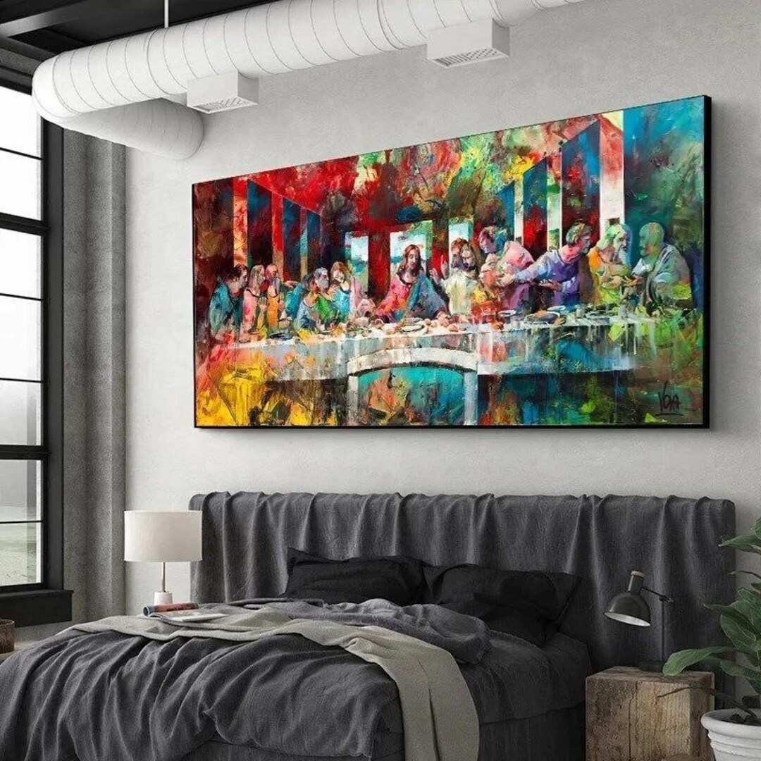The Last Supper by Leonardo Da Vinci Canvas Paintings on the Wall Art ...