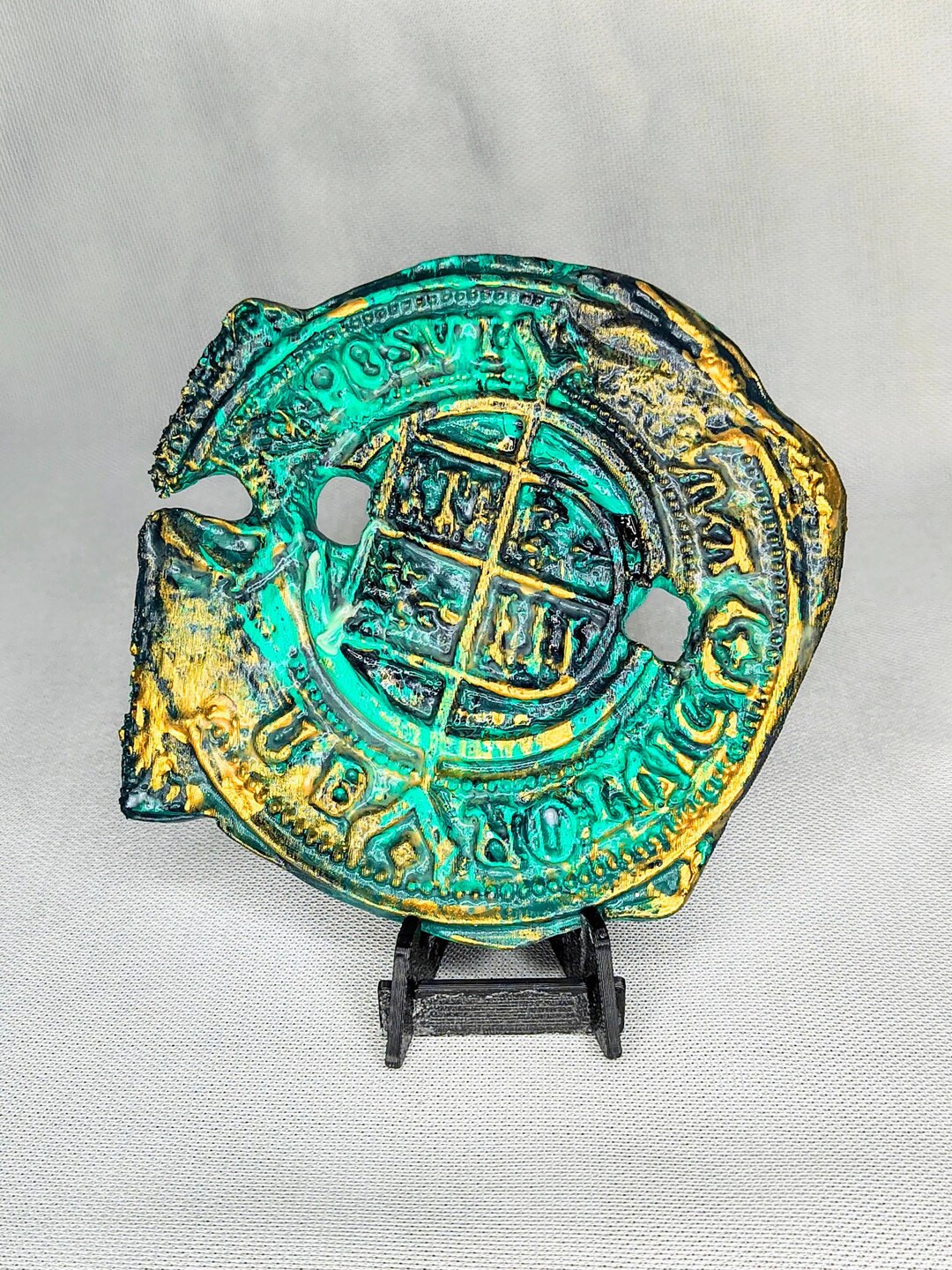GOONIES Glow in Dark Custom Hand Painted Resin Printed Goonies Doubloon ...