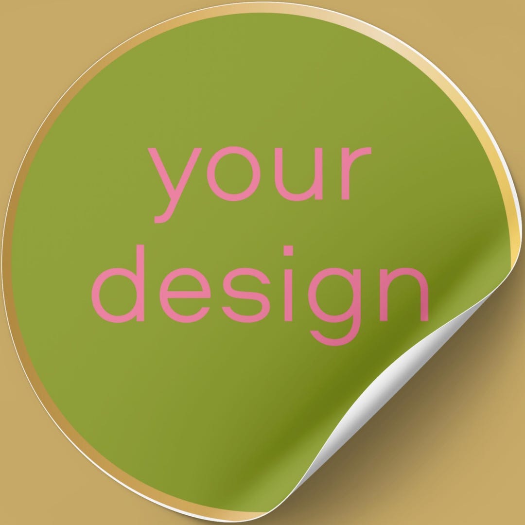 Custom Circle Logo Stickers, for Wedding, Gifts, Business & Event ...