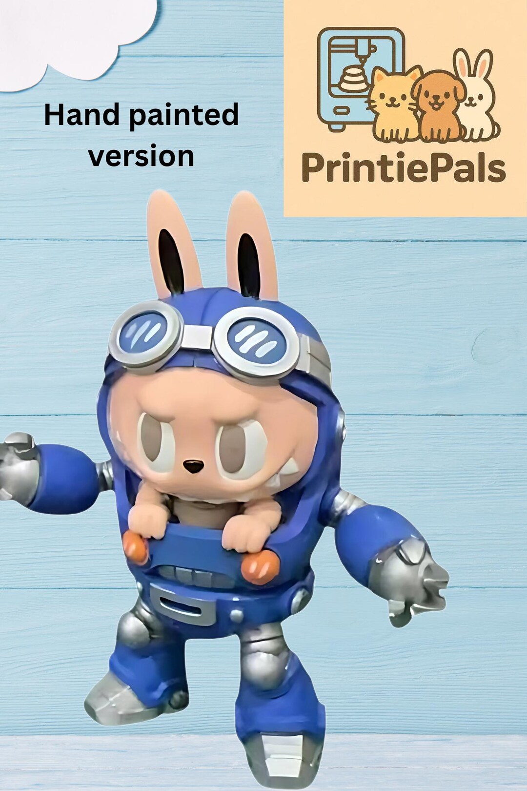 3D Print STI Robot Bubu Small and Large Two Version| Resin Statue ...