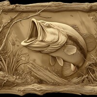 Walleye STL File, CNC Carving Model (digital Download) - Etsy