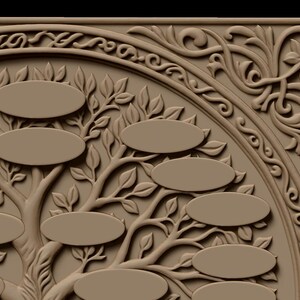 Tree of Life Family Tree 3D Model: STL, OBJ, and Height Map Files | 3D ...