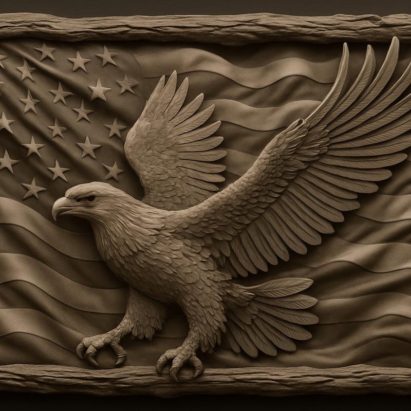 Cnc Files Wood Eagle - Etsy