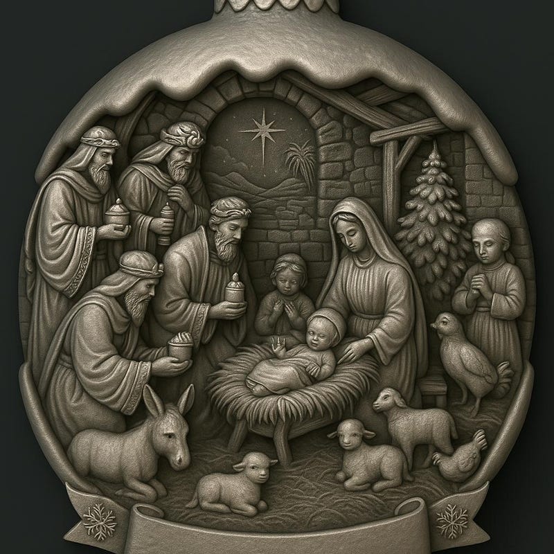 Nativity Stl Cnc - Etsy