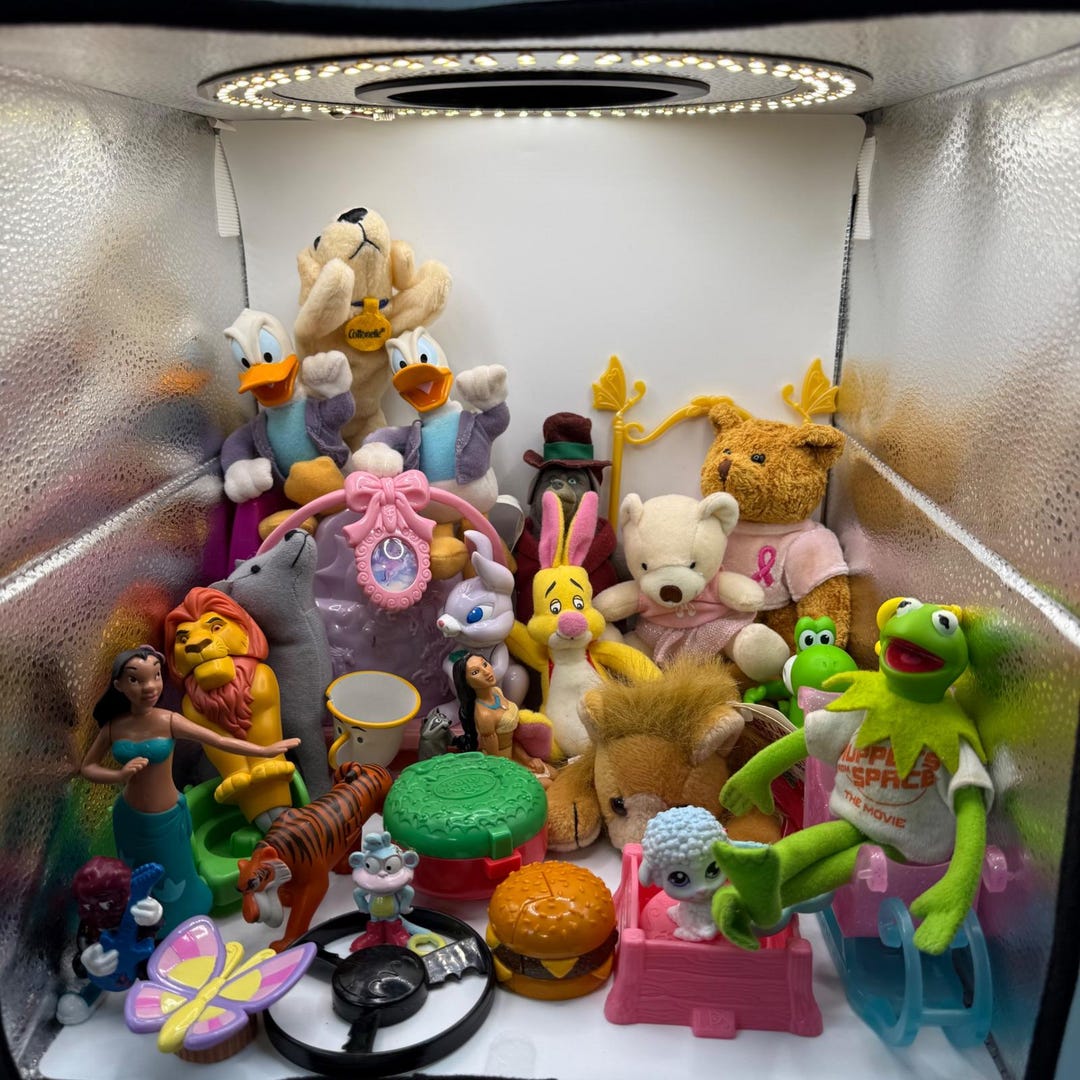 Lot of Vintage Mcdonalds Wendy's Etc. Toys Polly Pocket Kermit Barbie ...