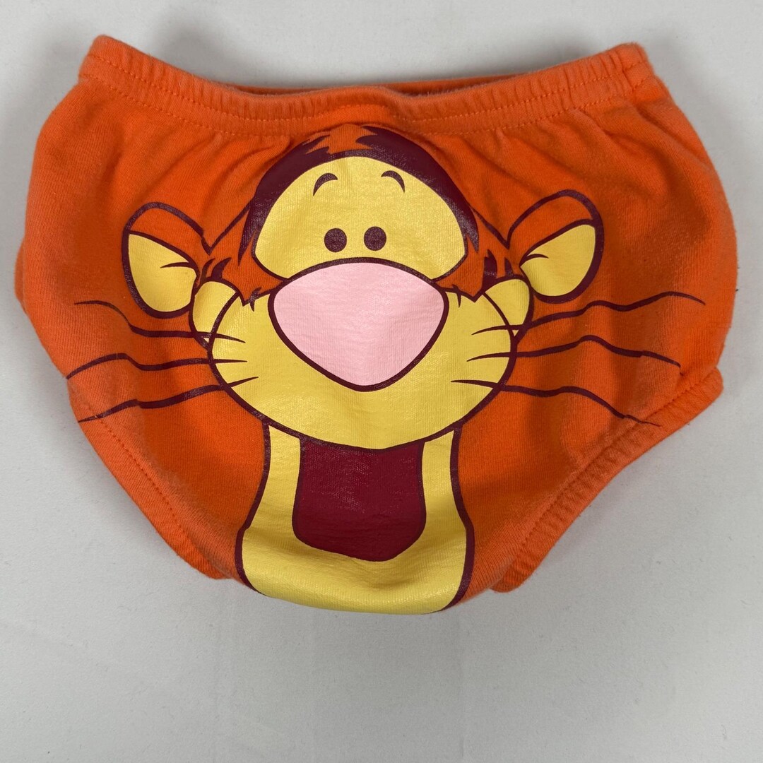 Disney Tigger Winnie the Pooh Orange Cotton Baby Bloomers Diaper Cover ...