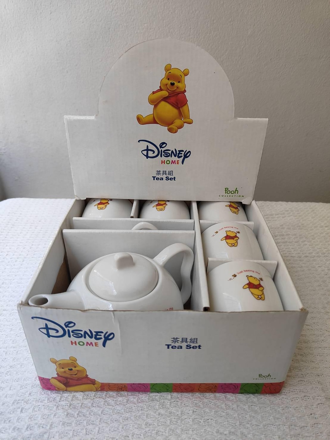 Vintage Disney Winnie the Pooh Tea Set – Disney Home Ceramic Tea Set ...