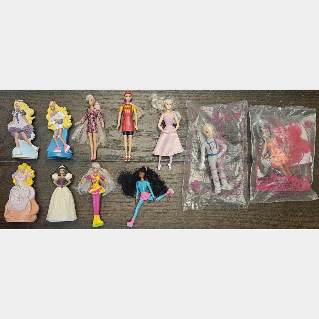 Barbie Mcdonald's Happy Meal Toys 11 Total Vintage 90's and 00's - Etsy
