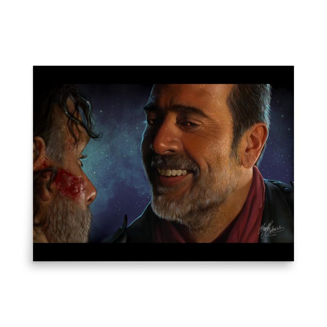 I Am Negan Art Poster - the Walking Dead - Etsy