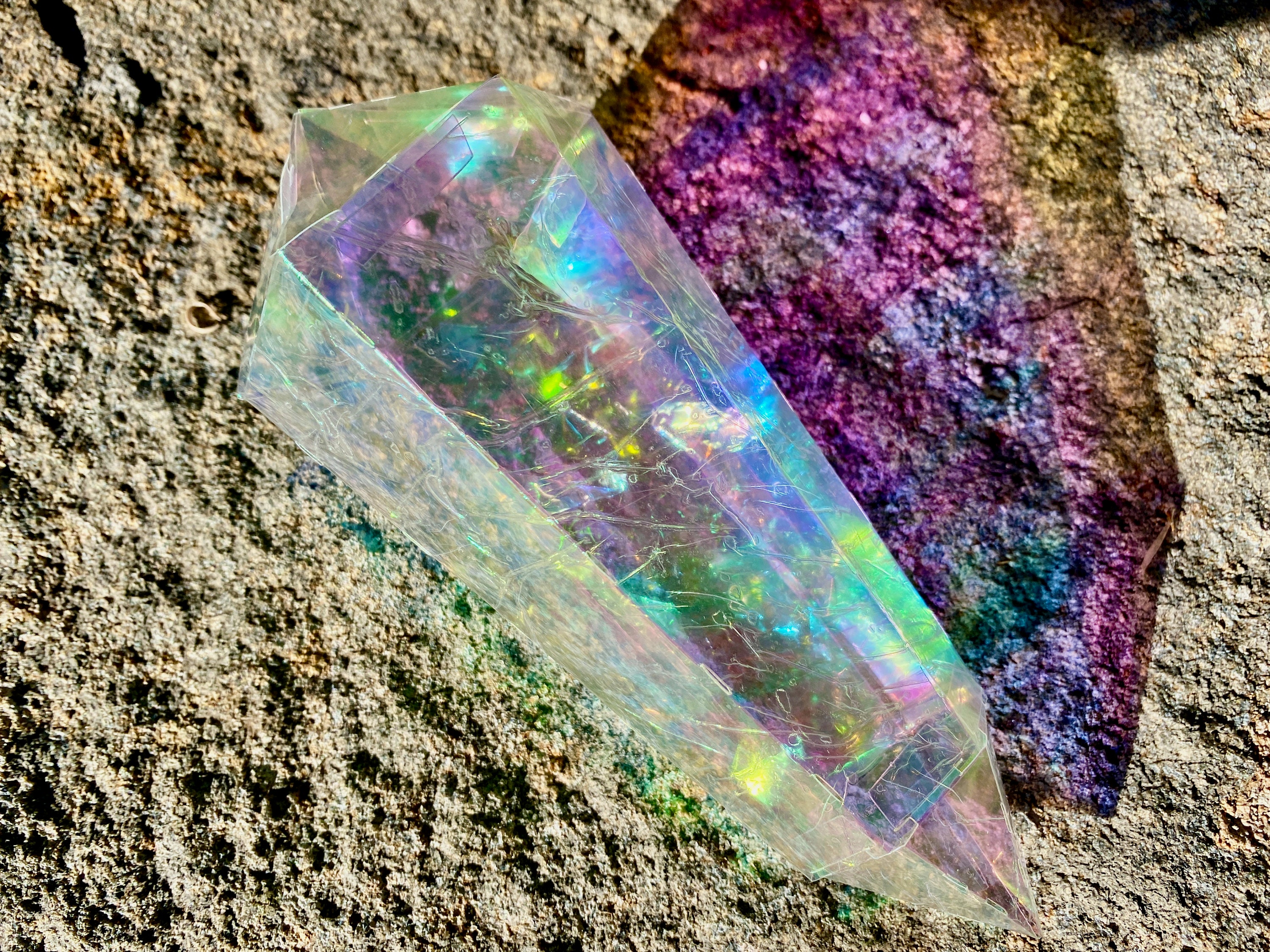 Thra Crystal Gem - Iridescent Opal Papercraft DIY Suncatcher Jewel ...