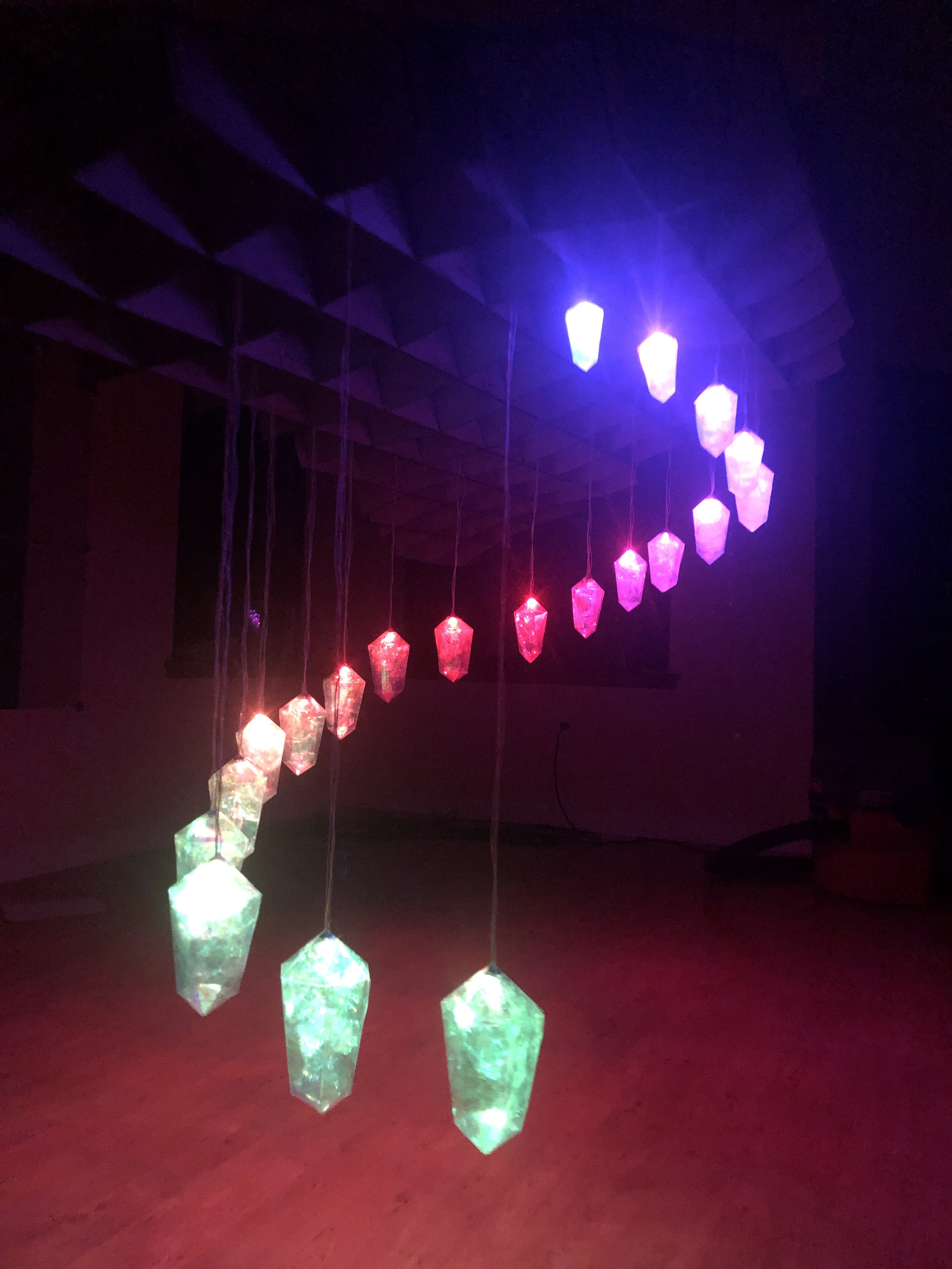 Infinity Crystal Gem - Iridescent Opal Papercraft DIY Suncatcher Jewel ...