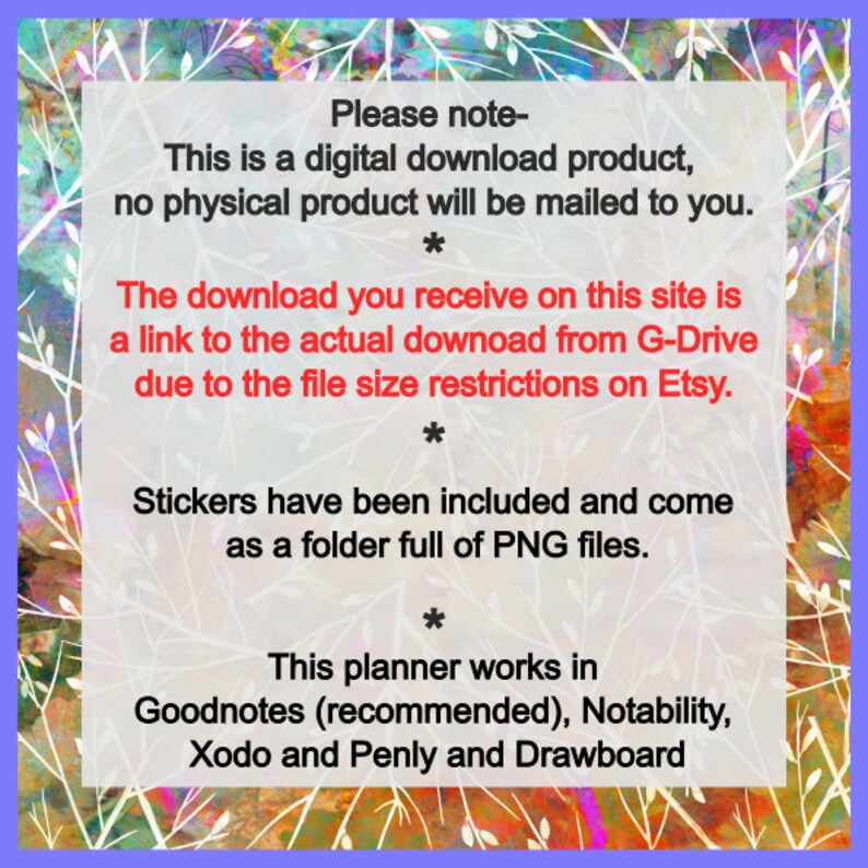 2024 Digital Planner, Colorful Digital Calendar, Goodnotes Planner ...