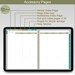 Undated Digital Planner for Goodnotes & Ipad, Month-week-day, Ocean ...
