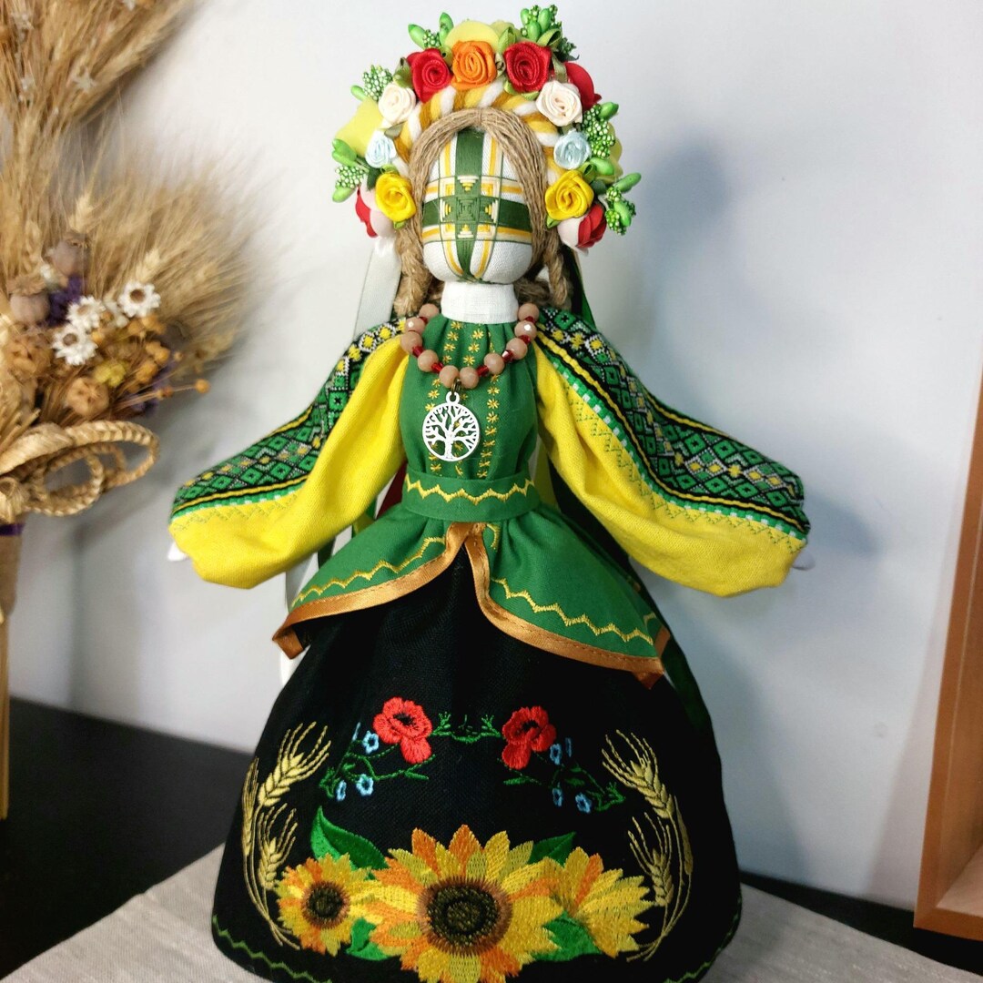 Handmade Ukrainian Motanka Doll, Slavic Home Guardian, Folk Art ...