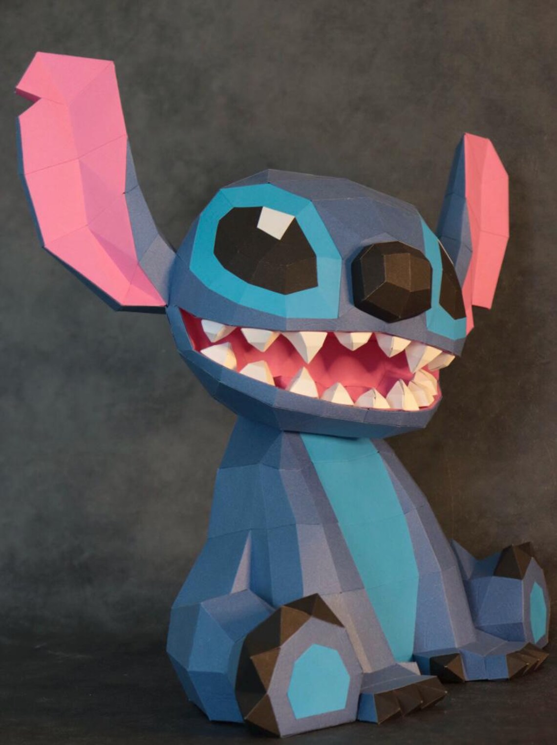 Stitch Paper Craft, Digital Template, Origami, PDF Download DIY, Low ...