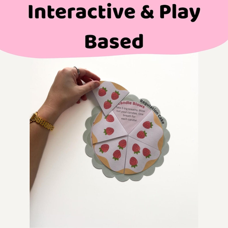 Emotional Regulation Cake | Fun Printable Calm Down Visual | Ot ...