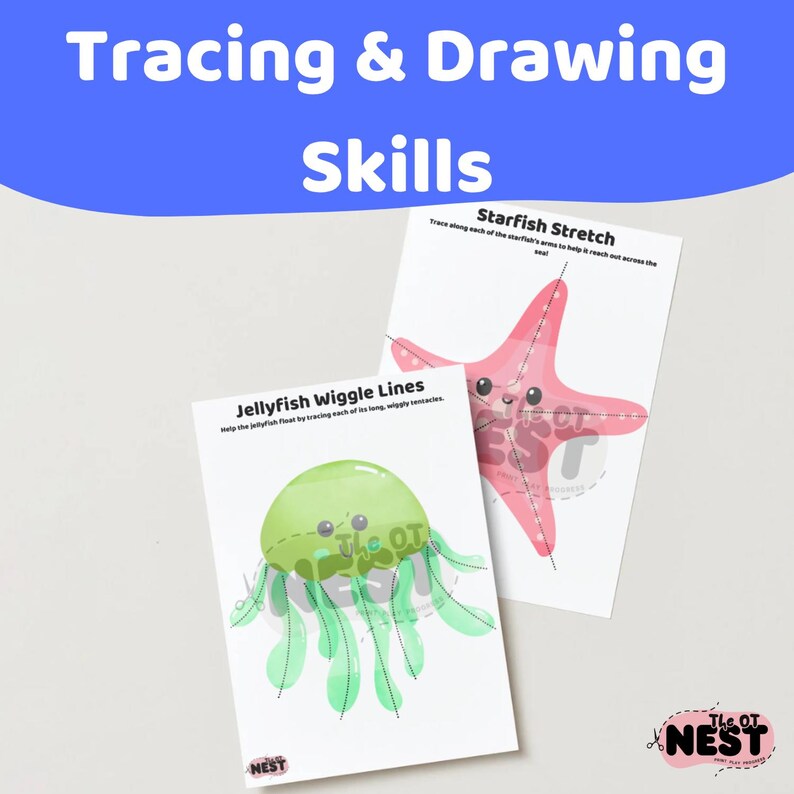 Under the Sea Fine Motor Printable Bundle | Ot-designed Activities for ...