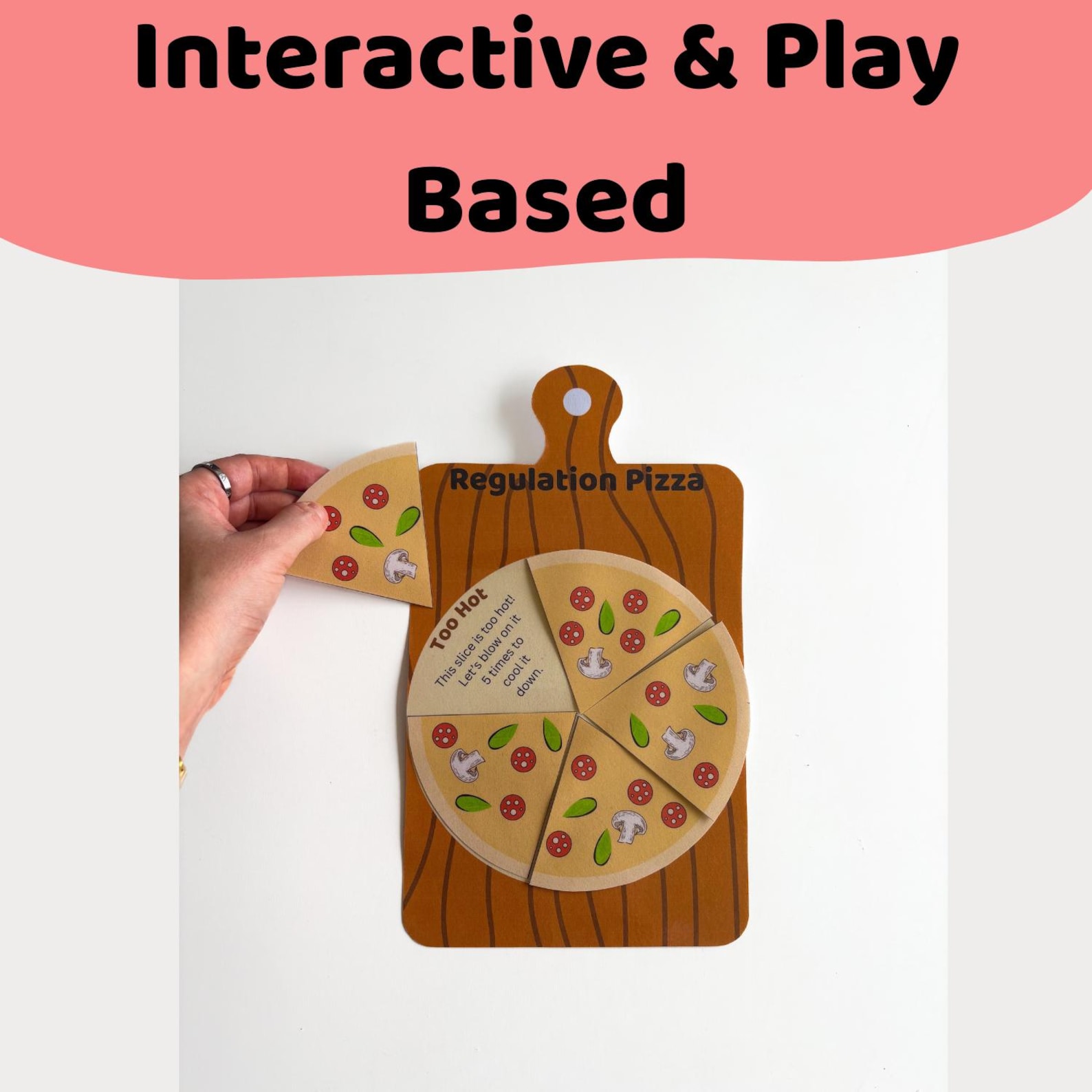 Regulation Pizza Printable | Interactive Emotional Regulation Tool for ...