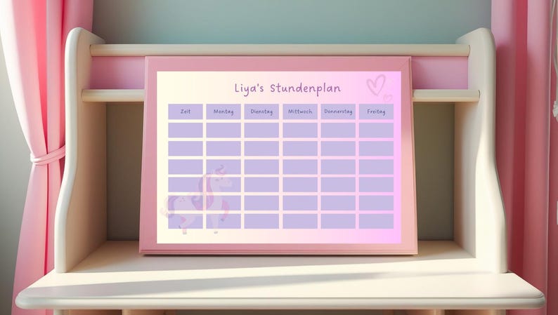 Unicorn School Enrollment Timetable | Digital Timetable PDF for ...